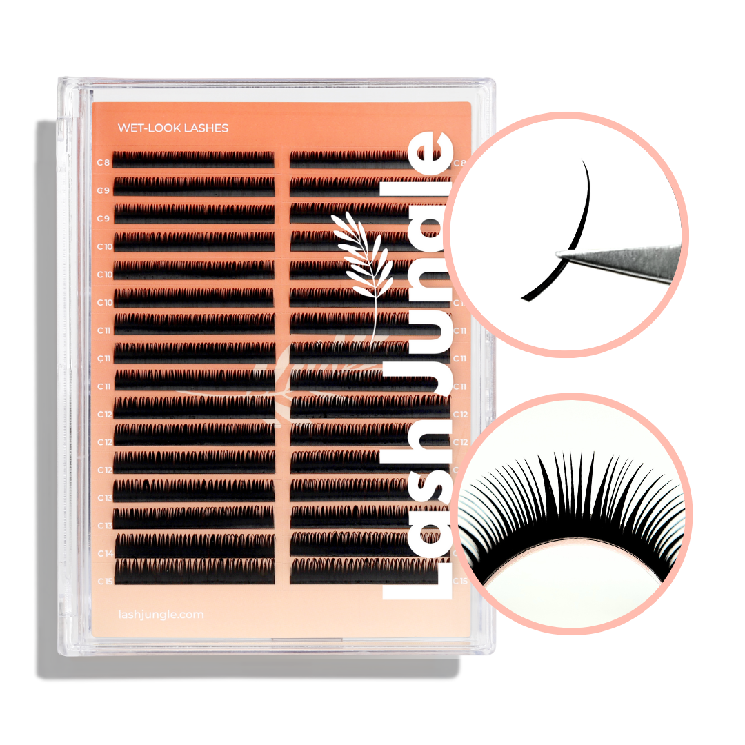 Premade Wet Look Lashes – Lash Jungle
